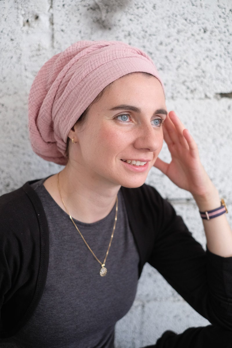 Cotton Head Snood, Adjustable Beret for Women, Nurse Scrub Cap - Etsy