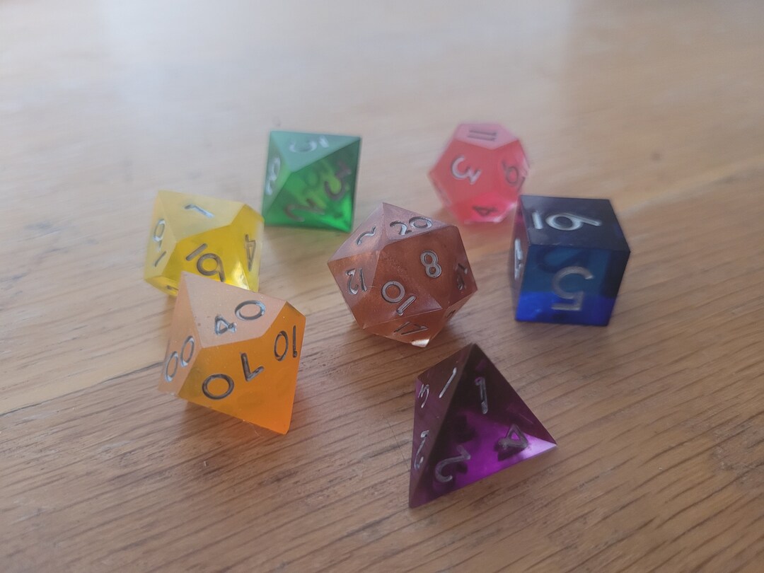 Infinity Dice - Polyhedral Dice Set for D&D - TTRPG - Etsy