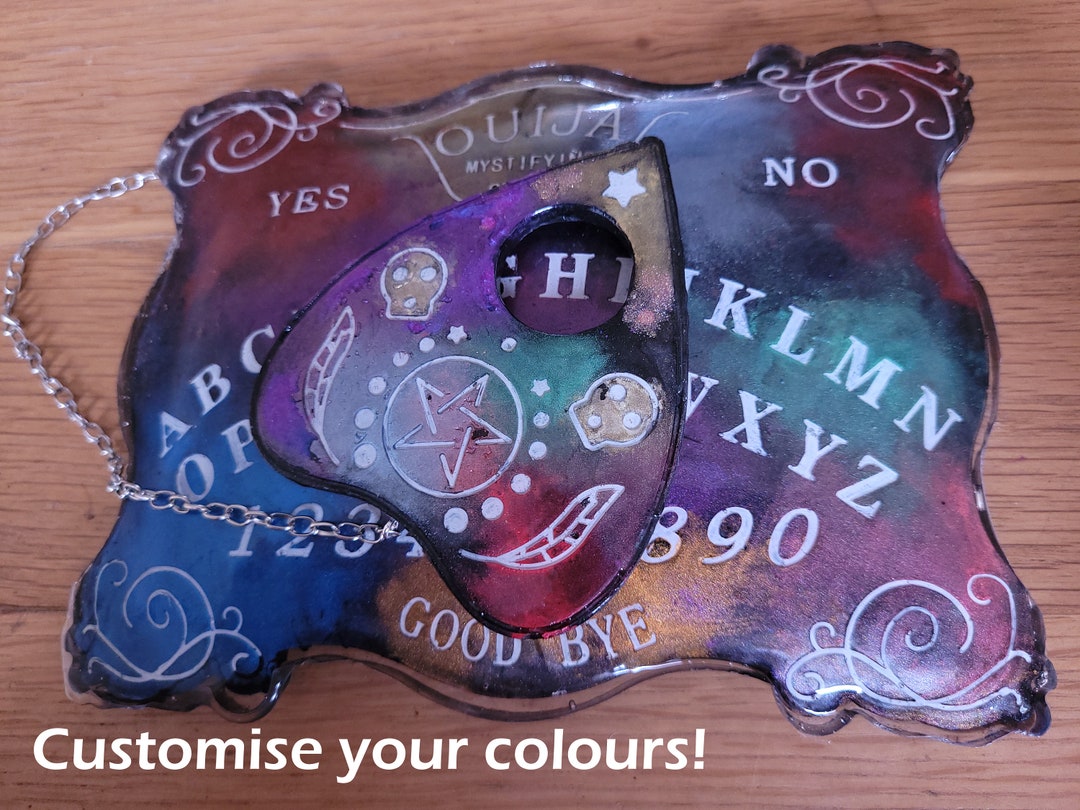 Handmade Resin Ouija Board and Planchette Set/singles Spooky - Etsy