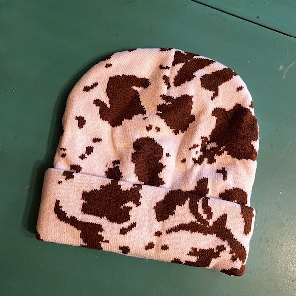 Carhartt Beanie Cow Print - Etsy