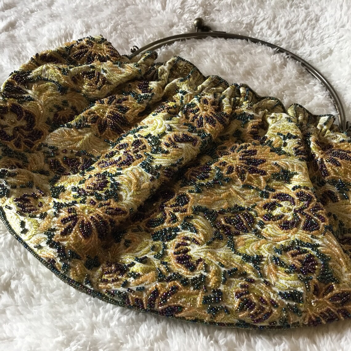 Vintage Butler & Wilson Handbag Retro Beaded Purse 1960s 1970s Style ...