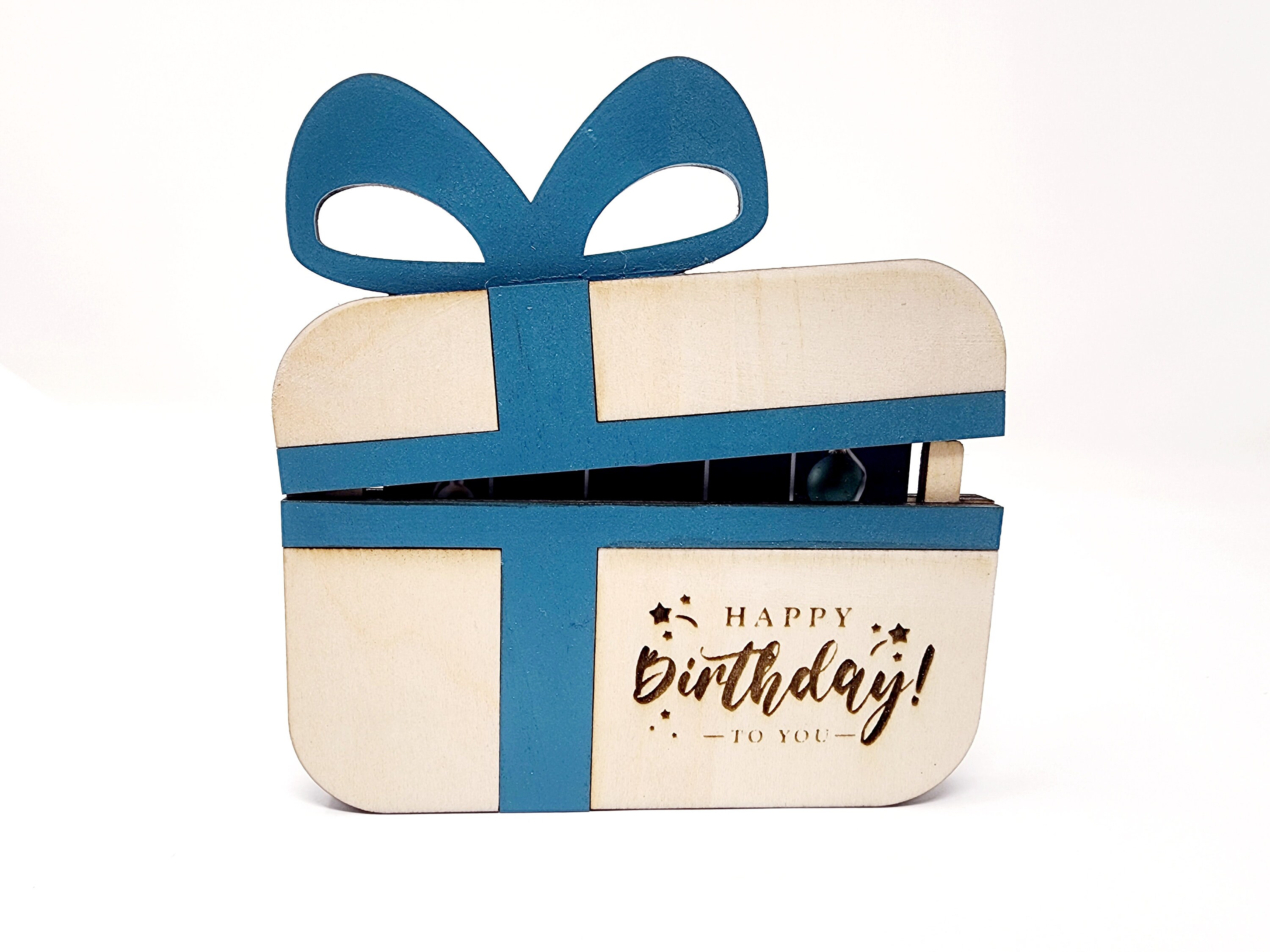 Cute Laser Cut Gift Card Holder Birthday Theme - Etsy