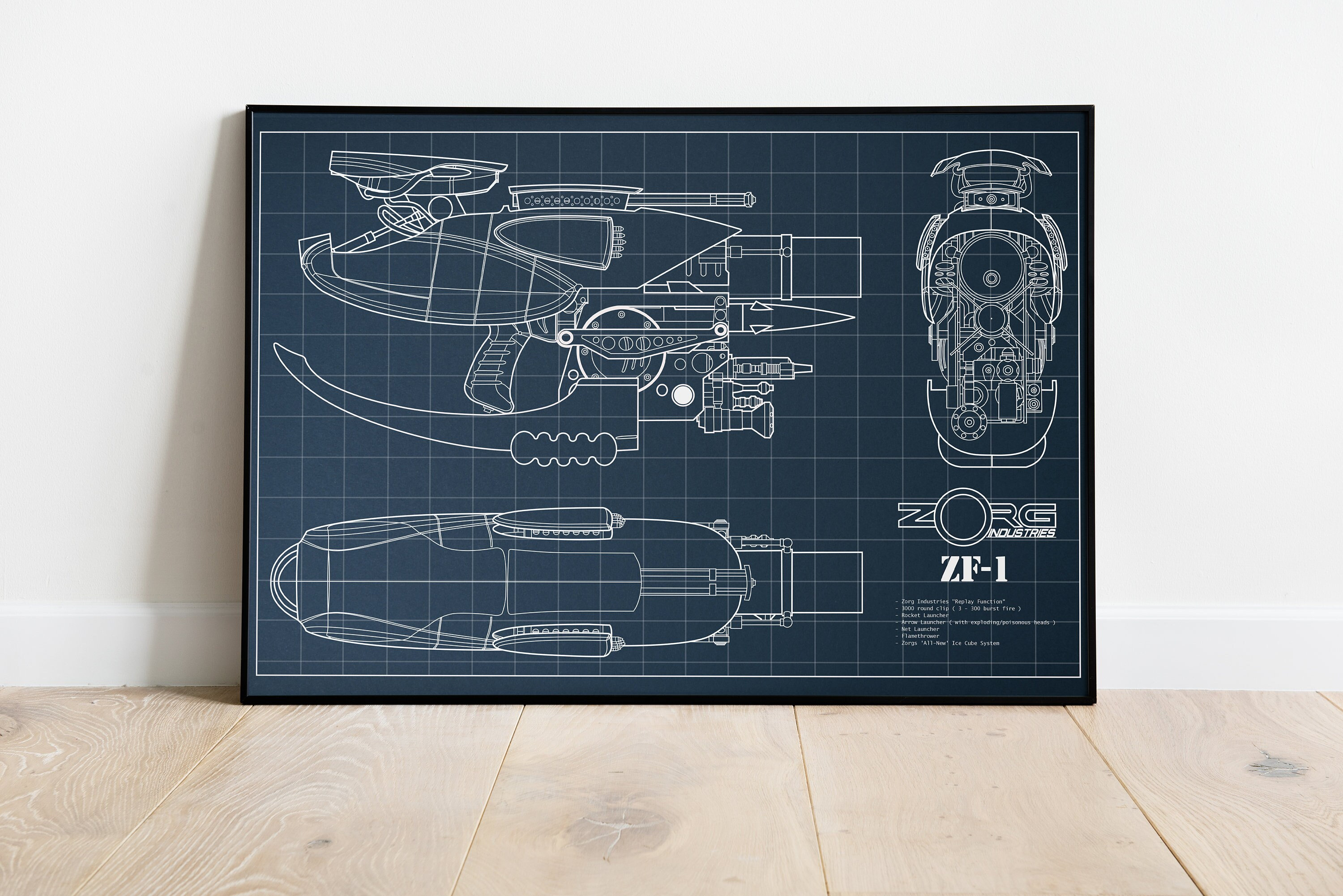 Zorg Industries ZF-1 Pod Weapon fifth Element / Classic - Etsy Canada