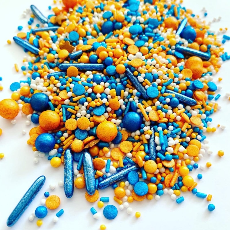 Orange Sprinkles - Etsy