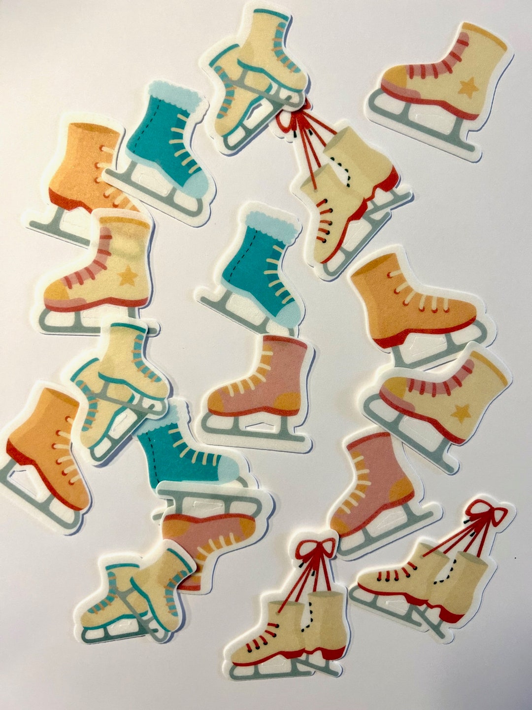Edible Decorative Ice Skates Pack of 20 Toppers for Muffins - Etsy