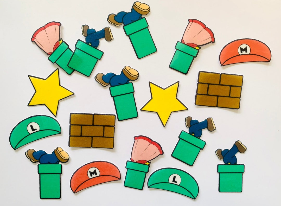 Edible Cupcake / Muffin Toppers / Cake Decorations / Well Done, Mario ...