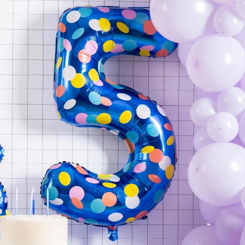 Small Number Balloon - Etsy