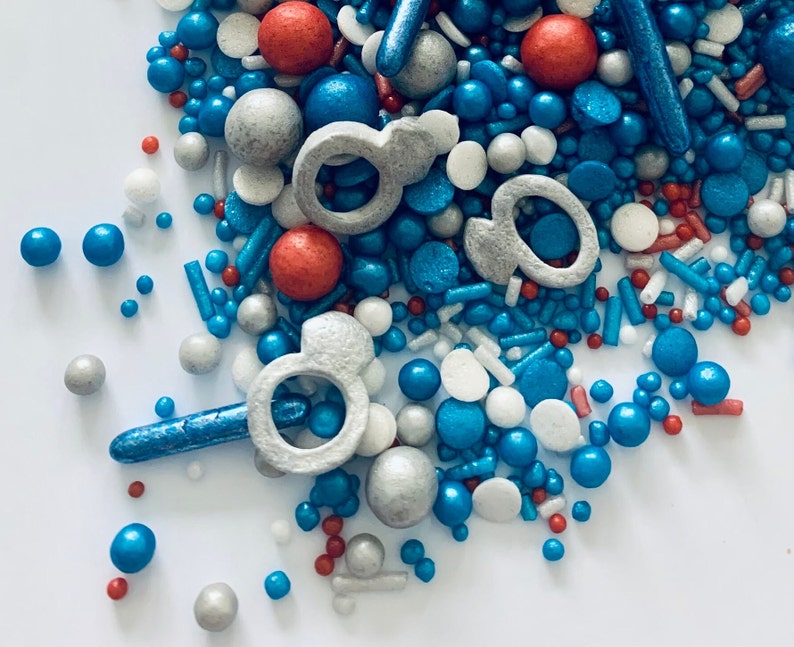 Edible Decoration / Sugar Sprinkles Police / Sprinkle - Etsy