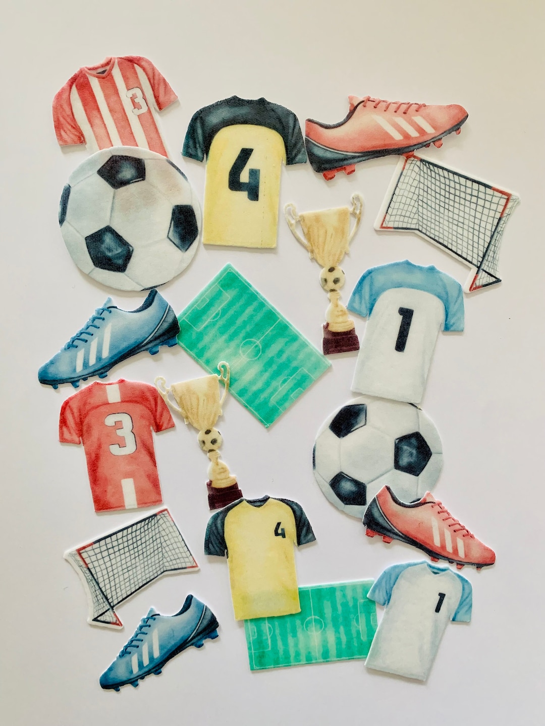 Edible Cupcake / Muffin Topper / Cake Decoration Soccer - Etsy