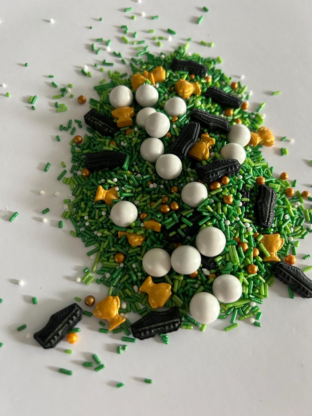 Football - Edible Sprinkles / Sprinkle Mix / Soccer Football Birthday ...