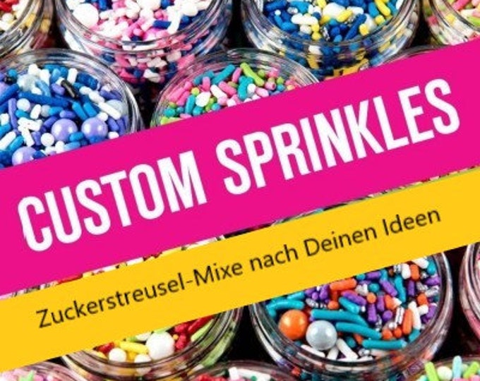 Custom Sugar Sprinkles / Sprinkle Mix According to Your Wishes / Fancy ...