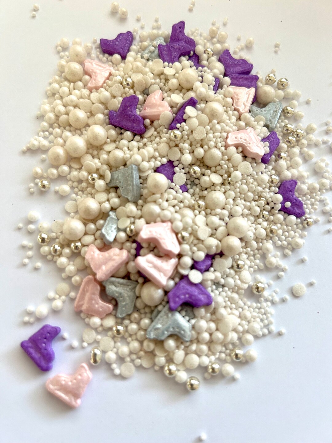 Essbare Deko / Weihnachten / Winter / Streuselmix / Zuckerstreusel ...