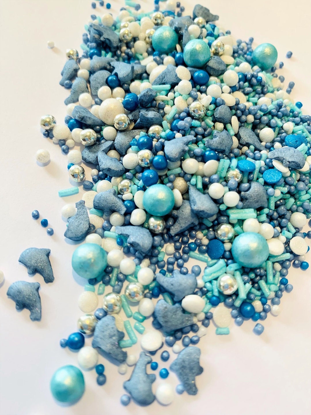 Edible Sprinkle Mix / Sugar Sprinkles dolphins for Decorating Muffins ...