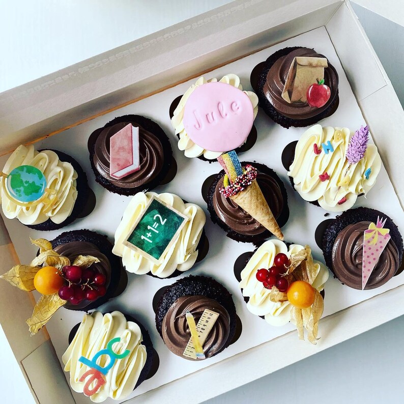 Essbare Cupcake / Muffin Aufleger topper / Tortendeko - Etsy.de