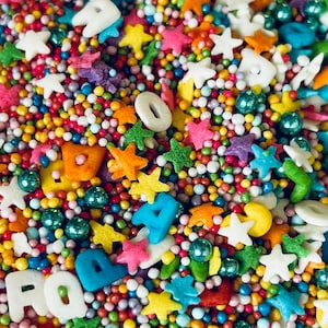 ABC Edible Sprinkles / Sprinkle Mix / Table Confetti *back to School ...