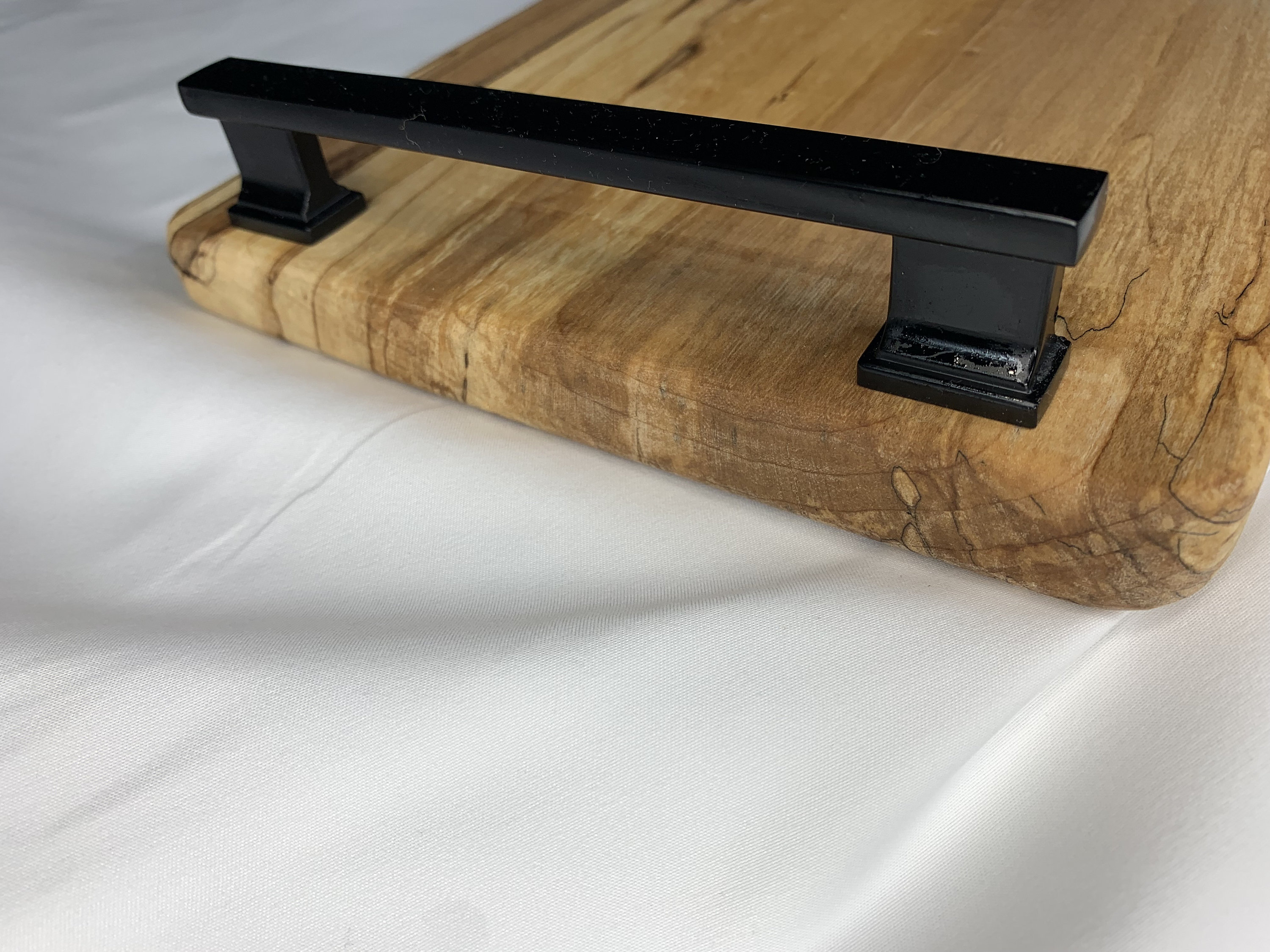 Unique Serving Tray | Spalted Maple | Handles - Etsy