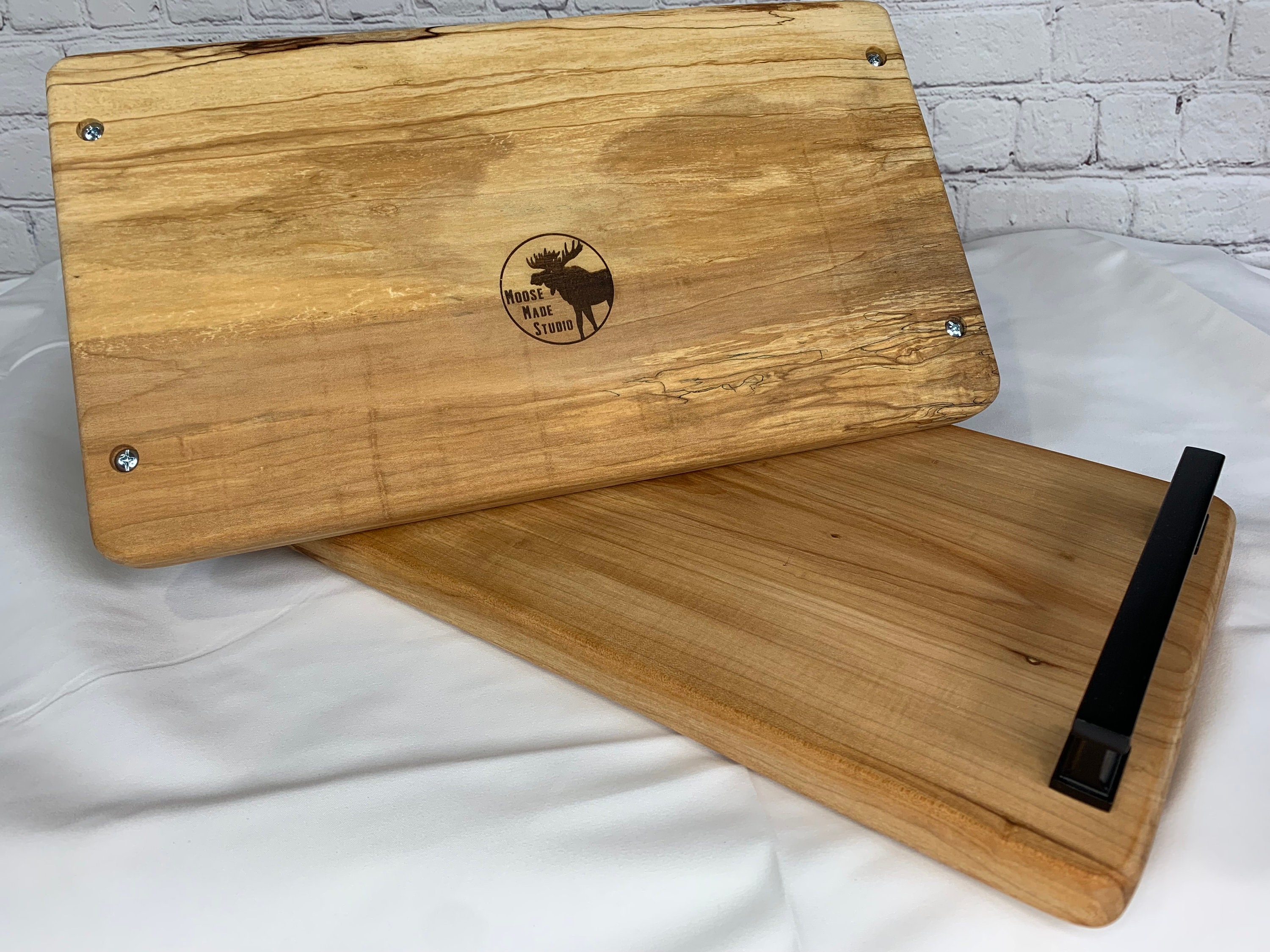 Unique Serving Tray | Spalted Maple | Handles - Etsy