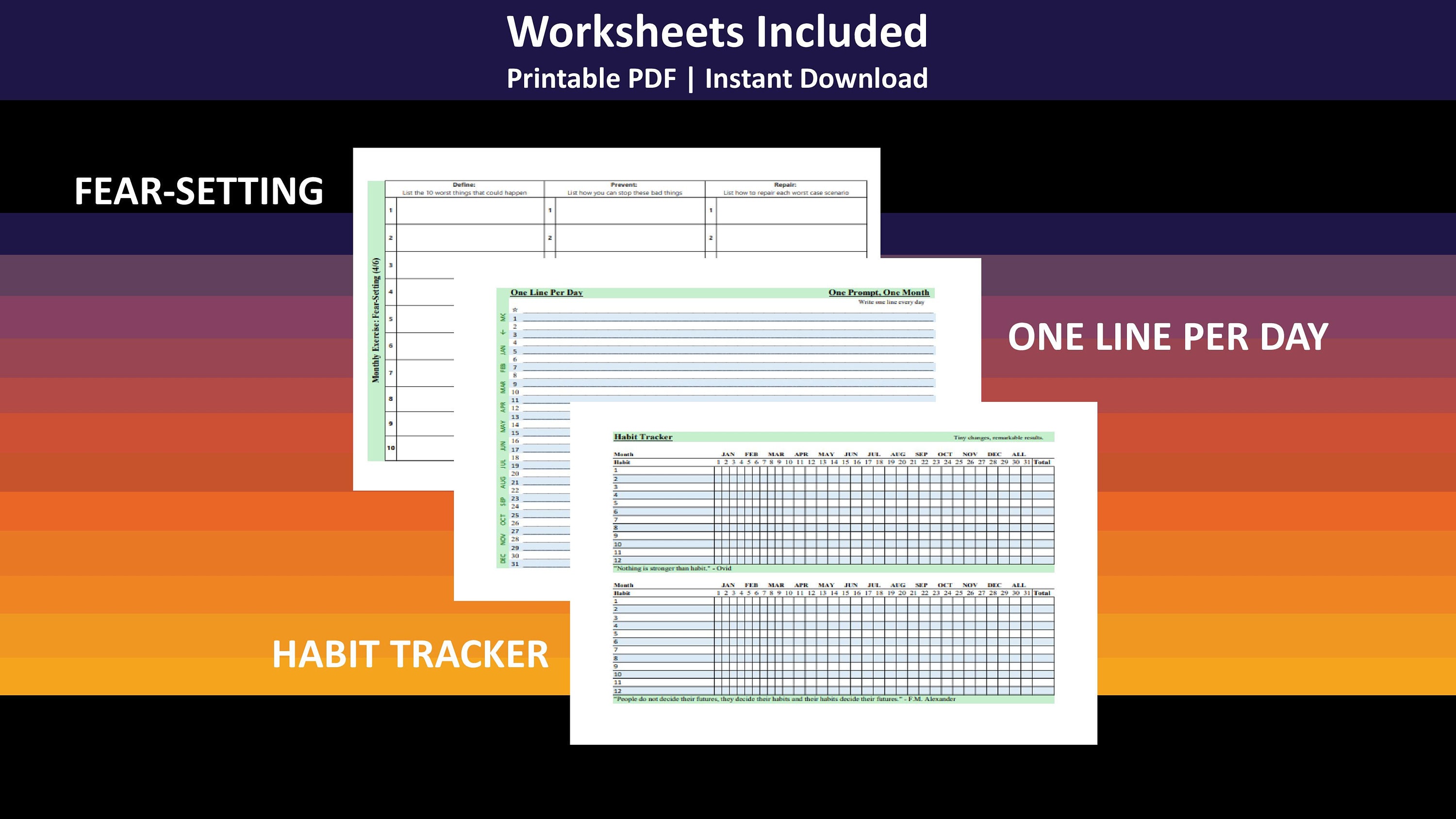 Personal Development Toolkit SMART Personal Development Growth Printable Reflection Professional ...