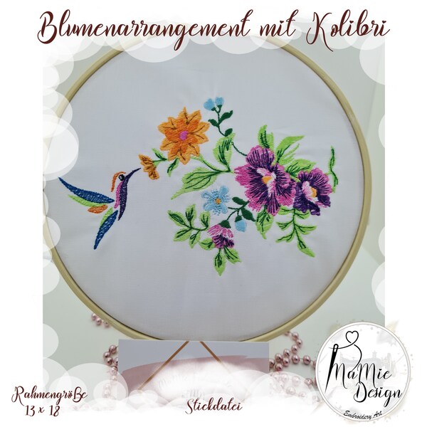 Hummingbird Flower Arrangement - Etsy