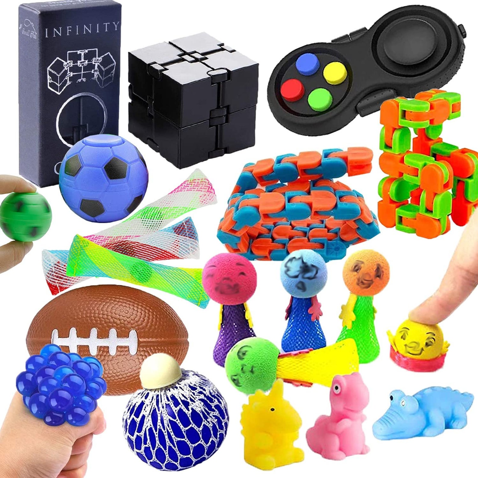 14 Pieces Sensory Fidget Toys Set Stress Relief Toys | Etsy