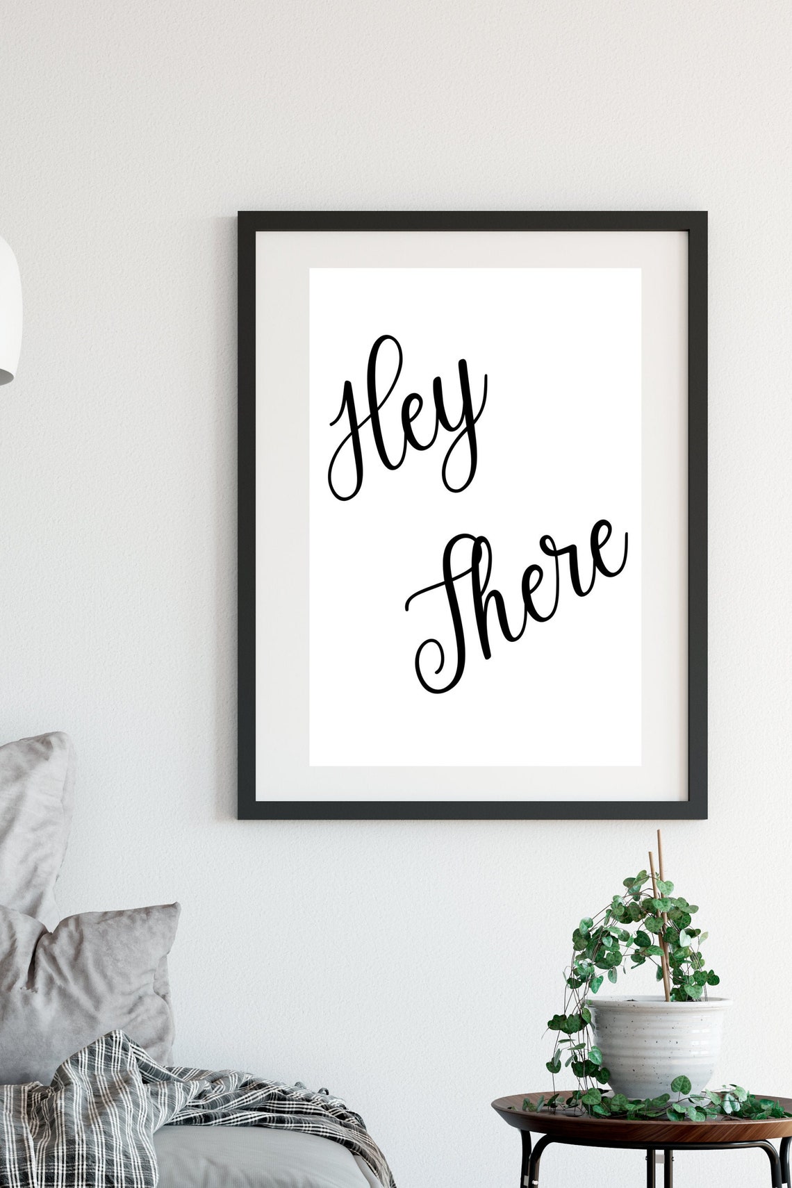 Hey There Wall Text Print Humorous Text Print Simple Text - Etsy