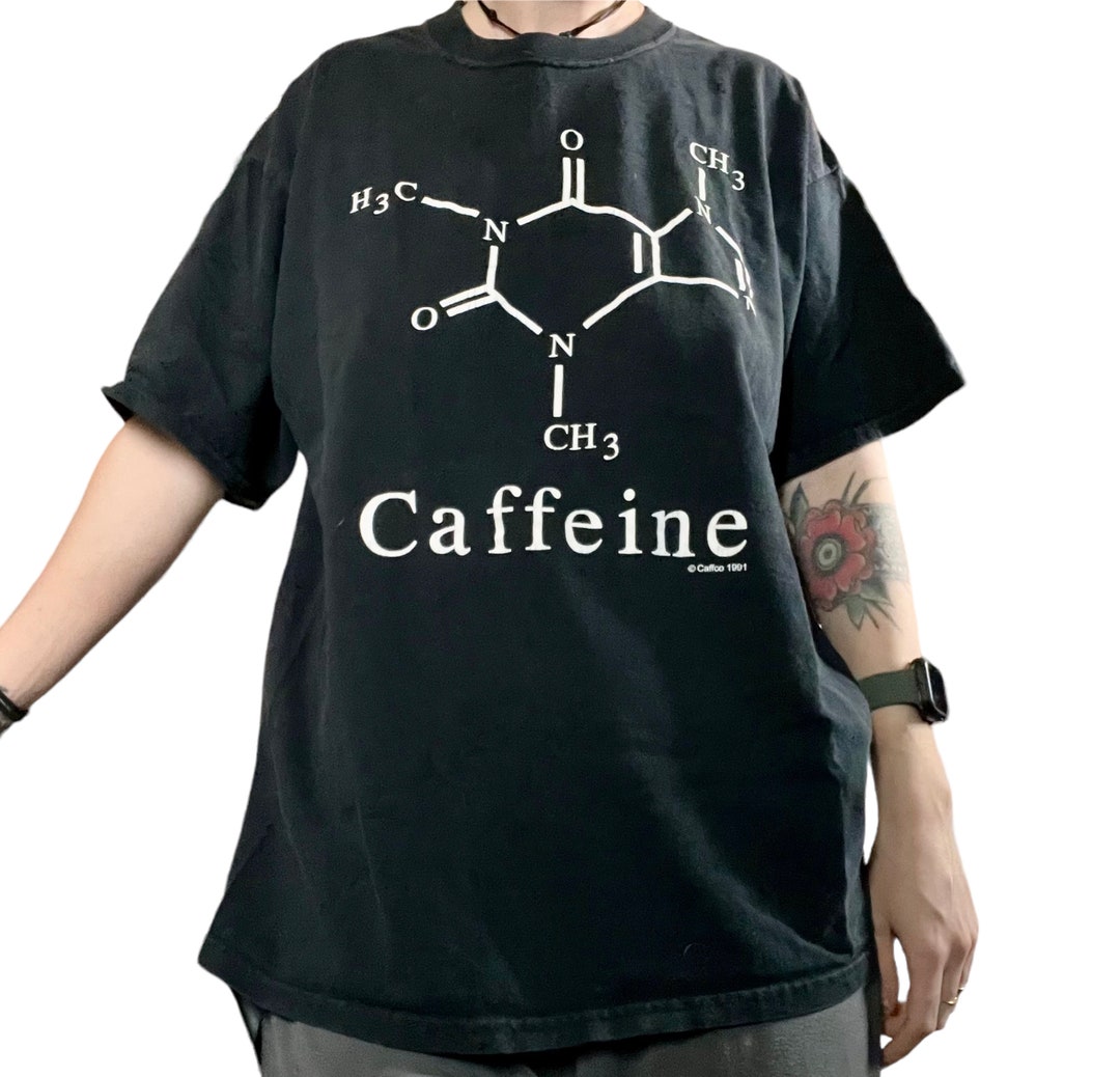 Caffeine Molecule Shirt - Etsy