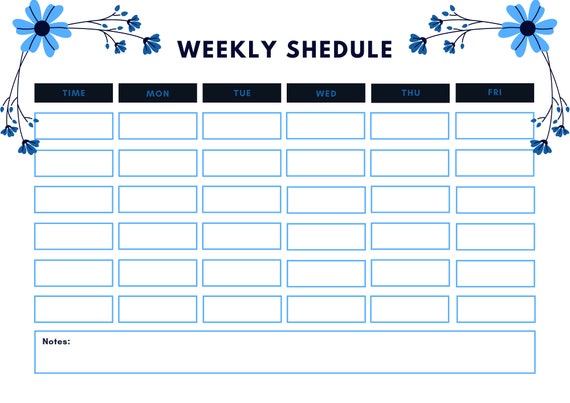 Planificateur/horaire de la classe denseignants imprimable | Etsy