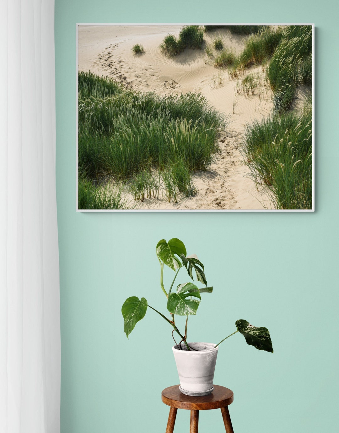 Sand Dunes Wall Art, Coastal Sand Dunes Art Print, Beach Sand Art ...