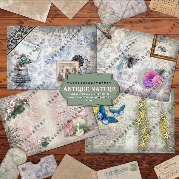 Decorated Pages - Etsy