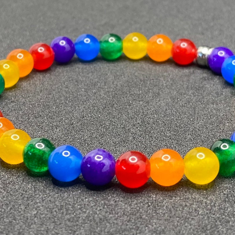 Rainbow Bracelet - Etsy
