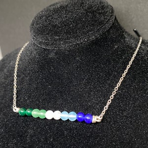 MLM Pride Flag Bar Necklace - Etsy