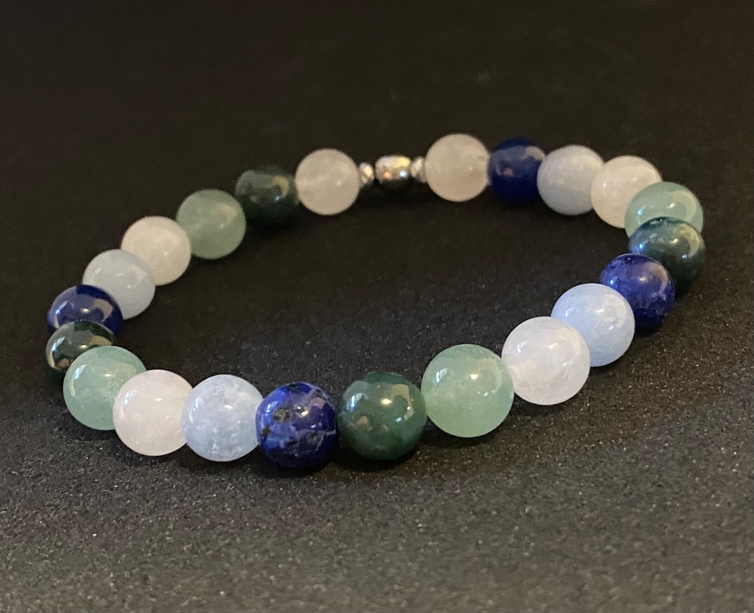 MLM Pride Flag Beaded Gemstone Bracelet - Etsy