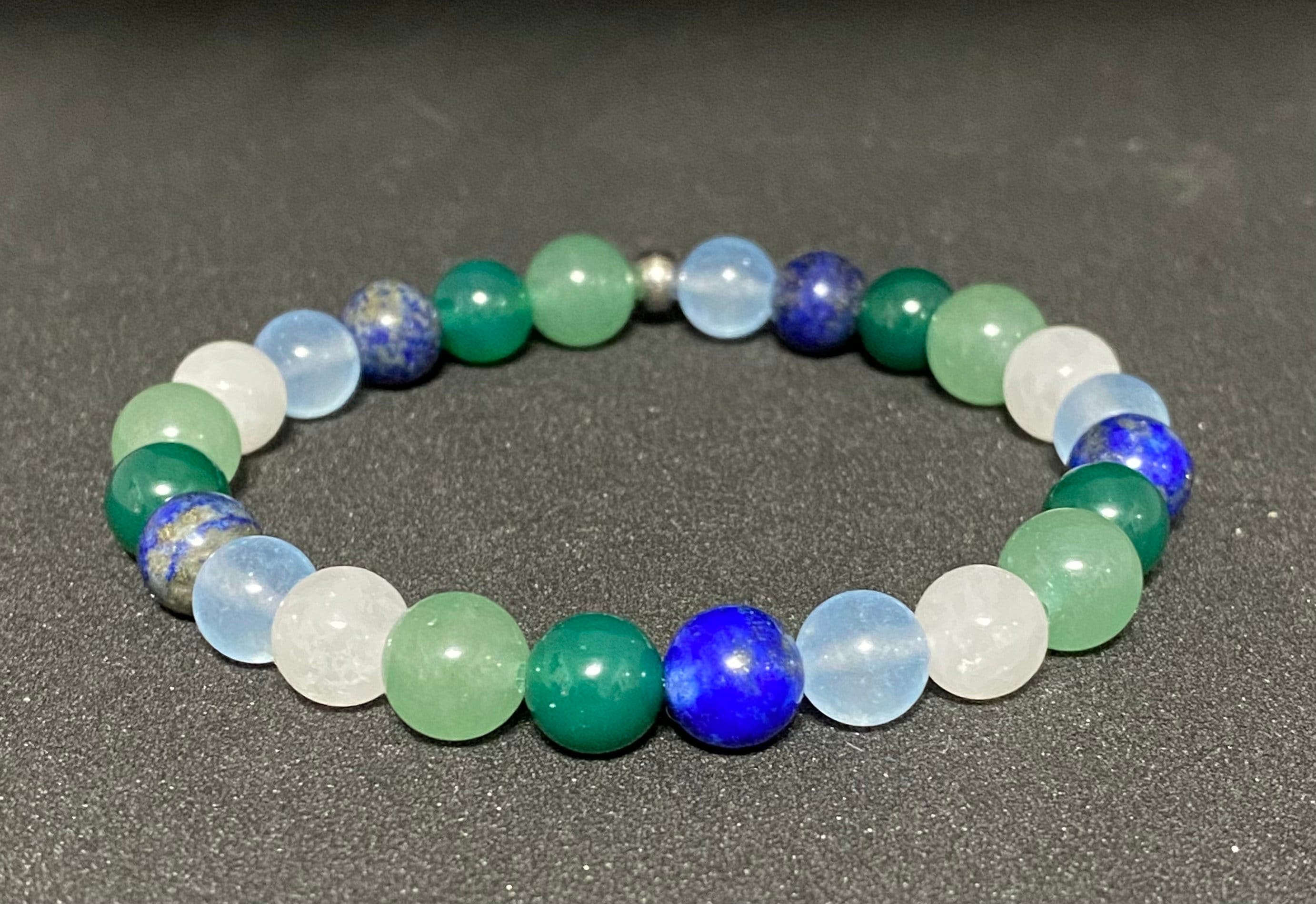 MLM Pride Flag Beaded Gemstone Bracelet - Etsy