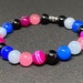 Transgender Pride Flag Beaded Gemstone Bracelet - Etsy