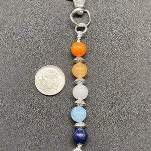 Aroace Pride Flag Beaded Gemstone Keychain - Etsy