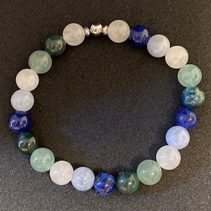 MLM Pride Flag Beaded Gemstone Bracelet - Etsy