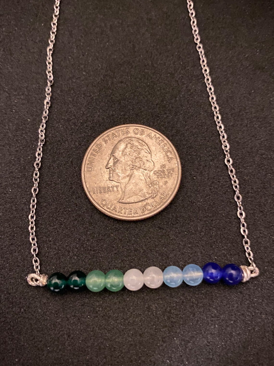 MLM Pride Flag Bar Necklace - Etsy