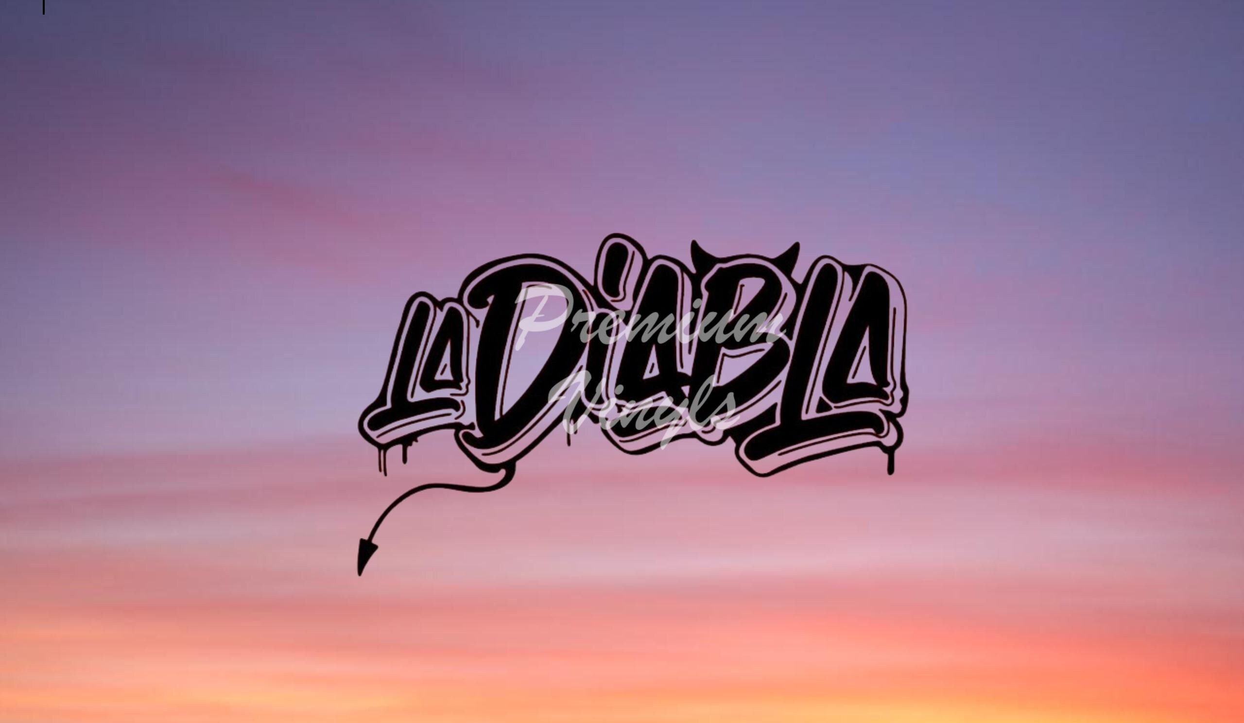 La Diabla Xavi Sticker Decal - Etsy