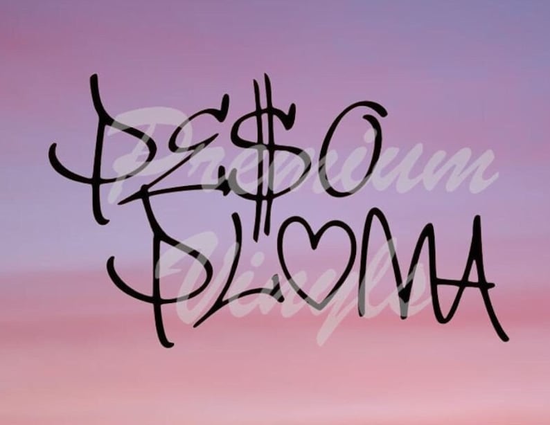 Peso Pluma Decal Sticker - Etsy