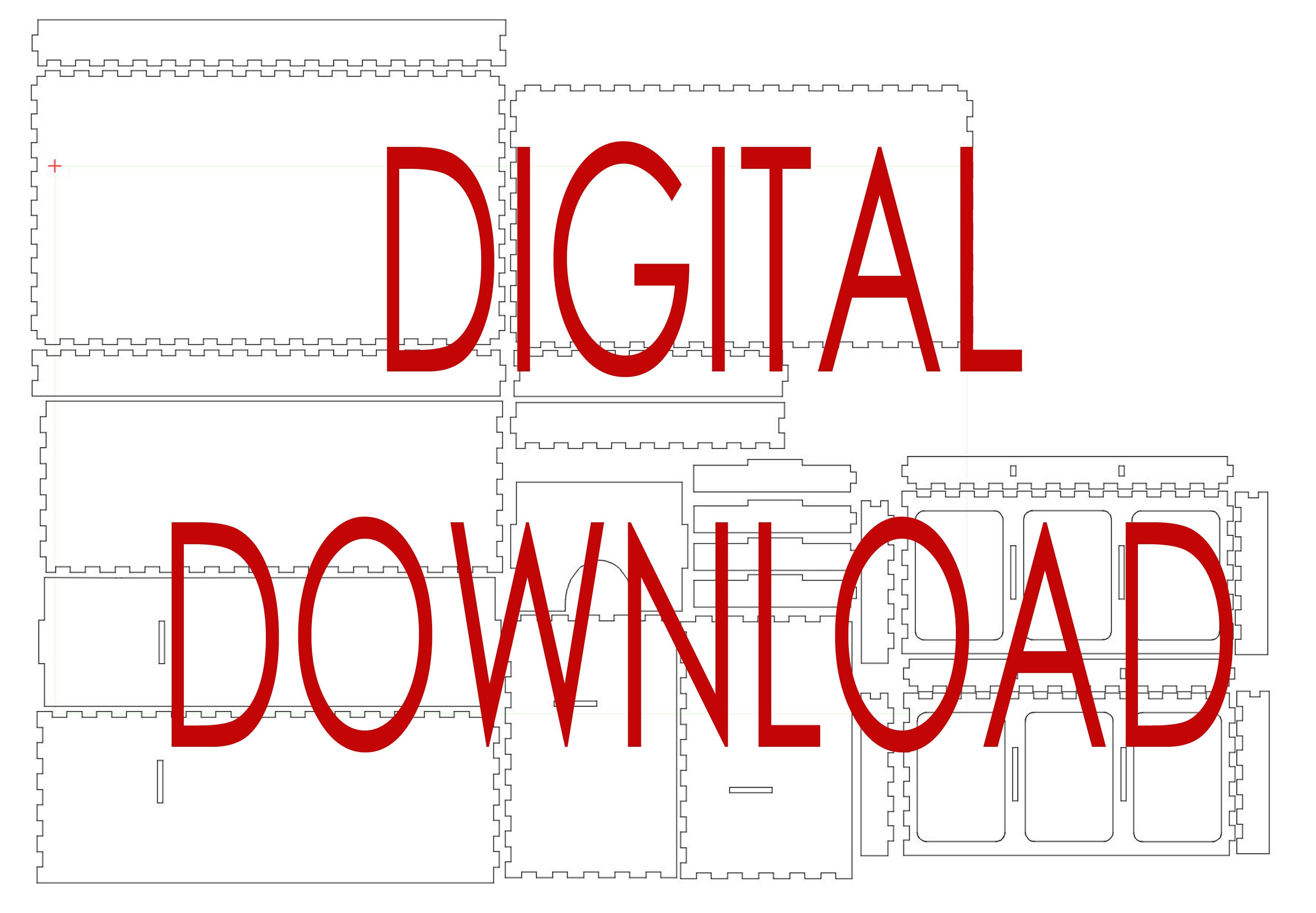 DIGITAL DOWNLOAD Wood Storage Box for Popular Hex Shaped Board Games ...