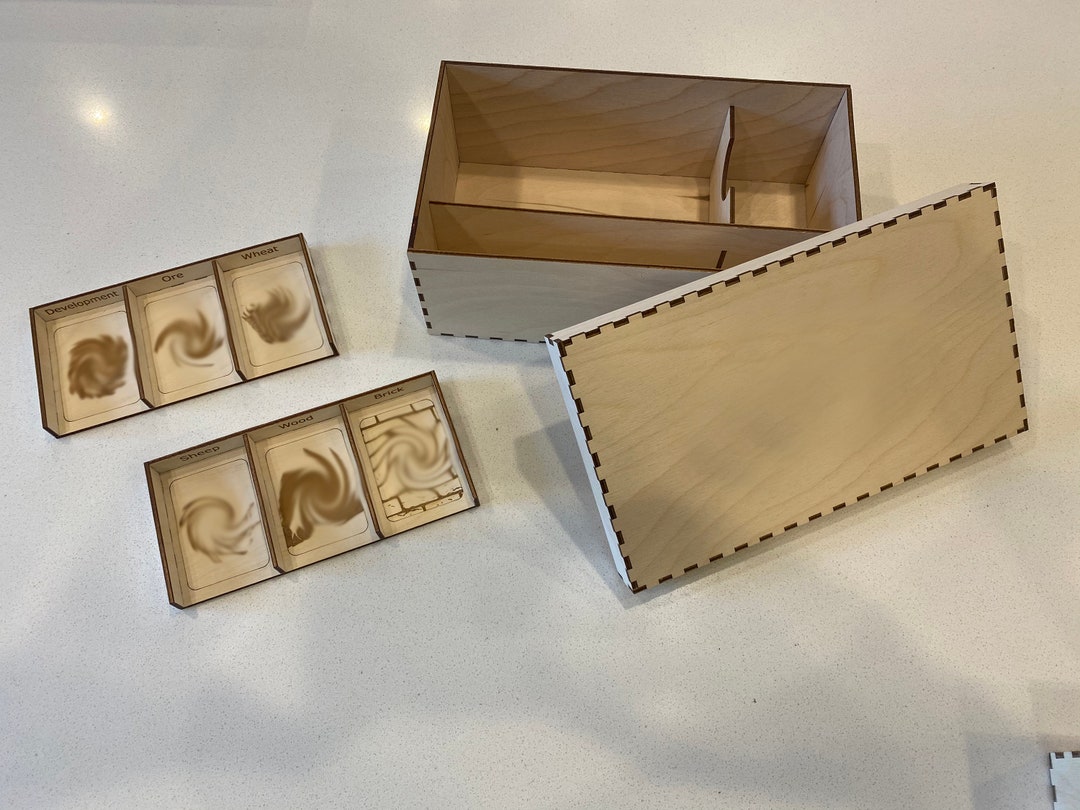 DIGITAL DOWNLOAD Wood Storage Box for Popular Hex Shaped Board Games ...