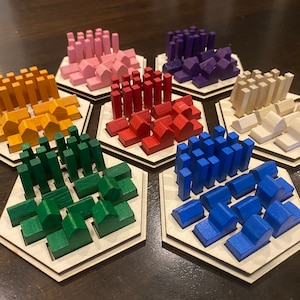 CATAN MEGA PACK!!! Over 150 Files! Boxes, Boards, Hexes, Borders, Cards ...