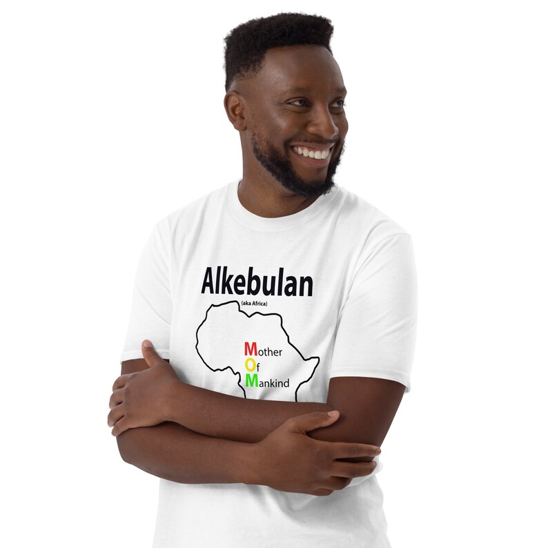 African Map Alkebulan MOM Mother of Man-kind Short-sleeve Unisex T ...