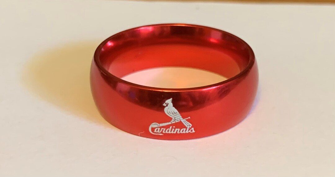 St Louis Cardinals Aluminum Ring Size 12.5 - Etsy