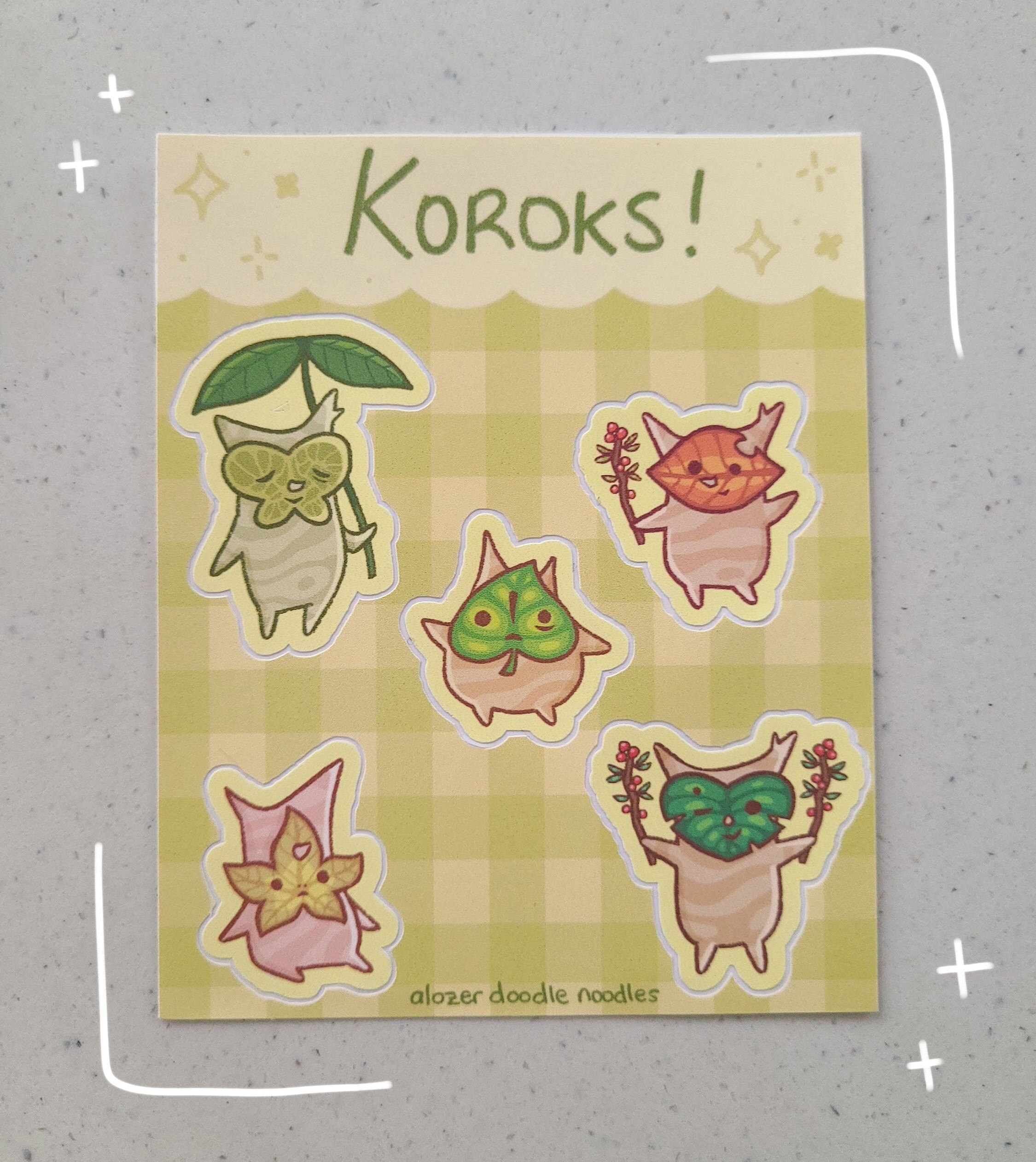 Zelda TOTK / BOTW Korok Stickers & Sticker Sheet - Etsy Canada