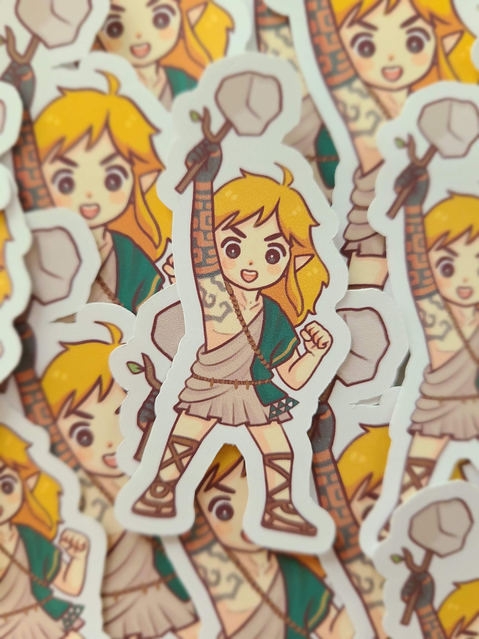TOTK / BOTW Chibi Link & Zelda Stickers - Etsy