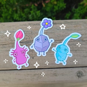 Pikmin Bulbmin Tiny Leaf Creature Stickers & Sticker Sheet - Etsy