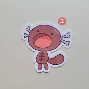 PKMN Paldean Wooper Quagsire Clodsire Stickers - Etsy