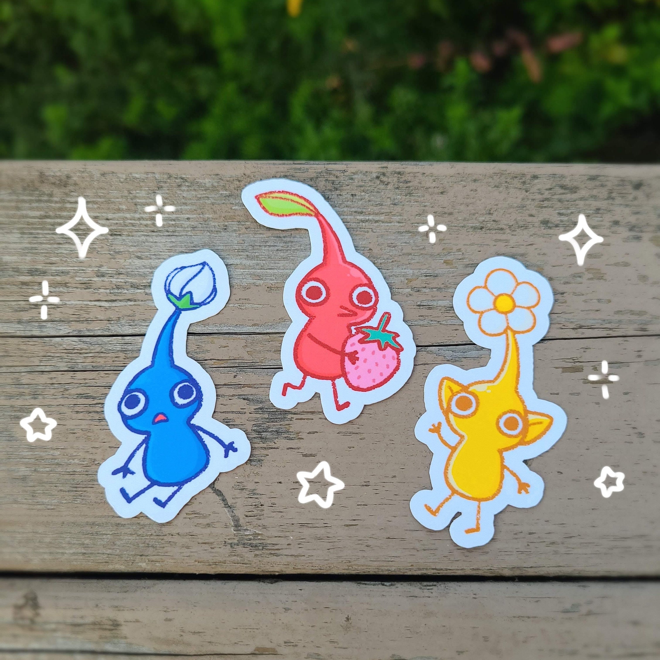 Pikmin Bulbmin Tiny Leaf Creature Stickers & Sticker Sheet - Etsy