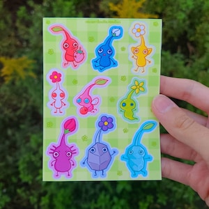 Pikmin Bulbmin Tiny Leaf Creature Stickers & Sticker Sheet - Etsy